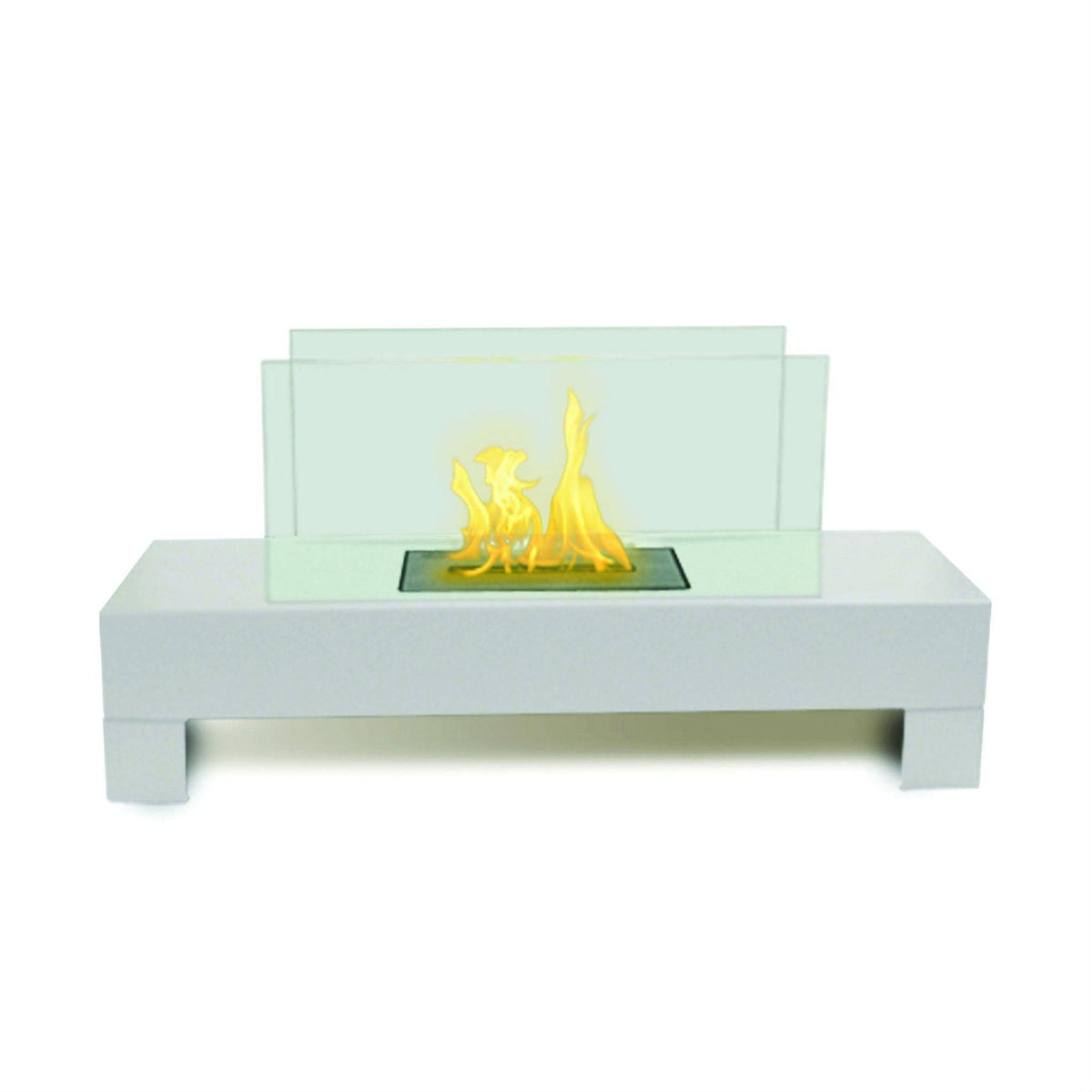 Anywhere Fireplace Gramercy 90214 31" White FreeStanding Ethanol Firep ...