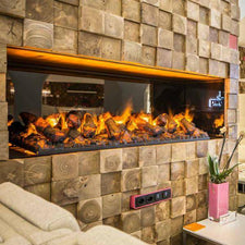 GlammFire Glamm Kit 3D Plus 1000 Electric Fireplace with Decorative Wo ...